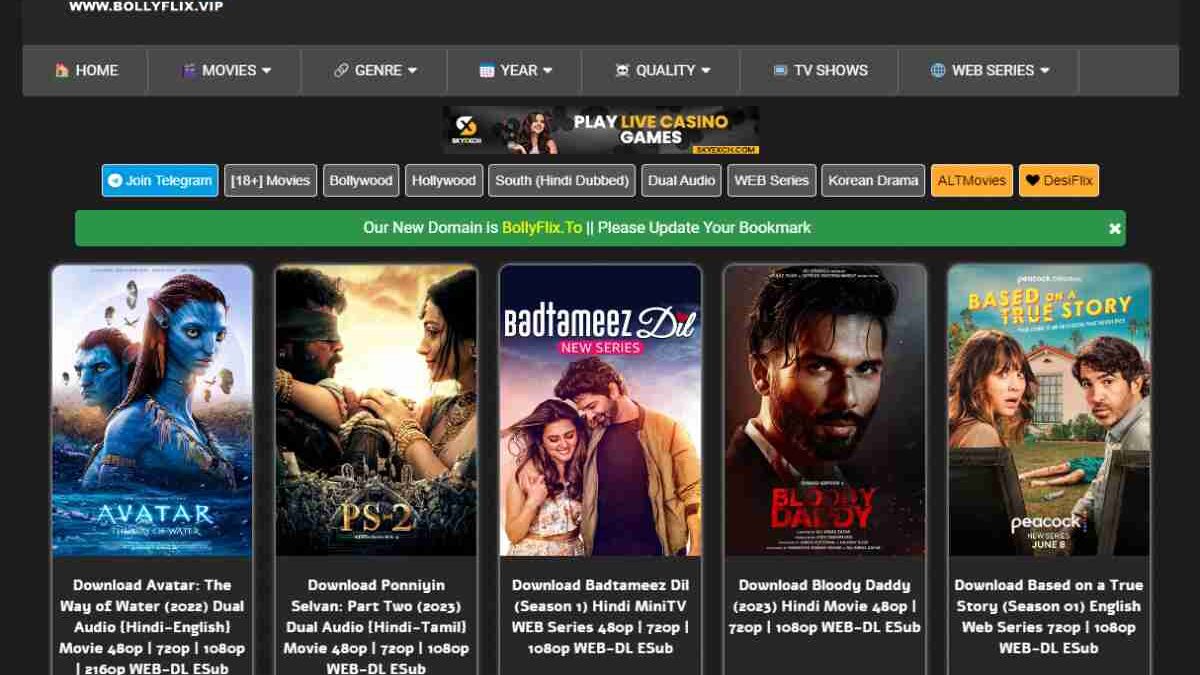 Bollyflix: Free Bollywood Movies & Web Series in HD - TVupdates